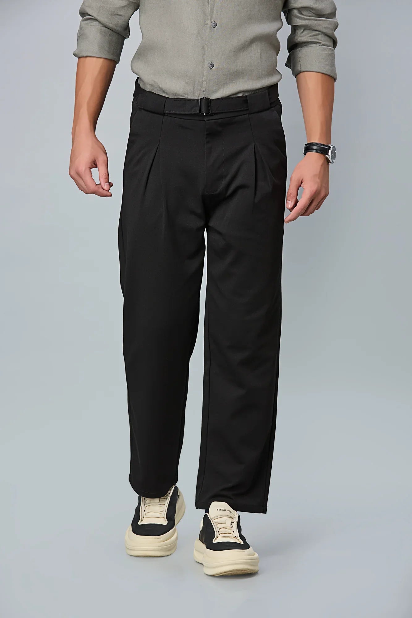 Buy Premium Men’s Black Casual Trouser – LOFA Apparels